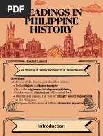 Ge 2 Readings in Philippine History Module | PDF | Foreign Language Studies | History