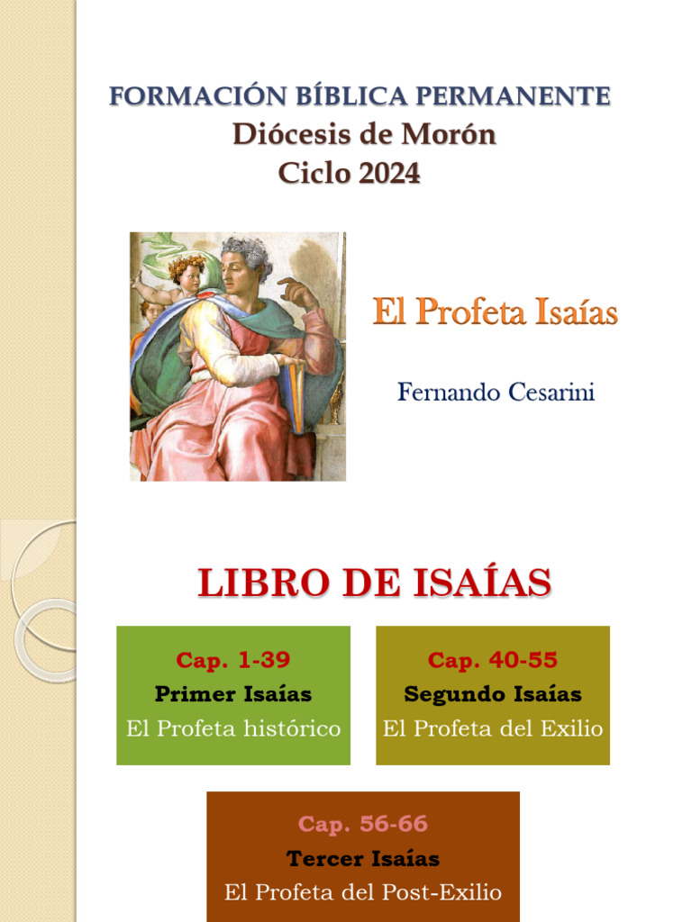 Historia de Isaías para Niños | PDF | Isaias | Reino de judá