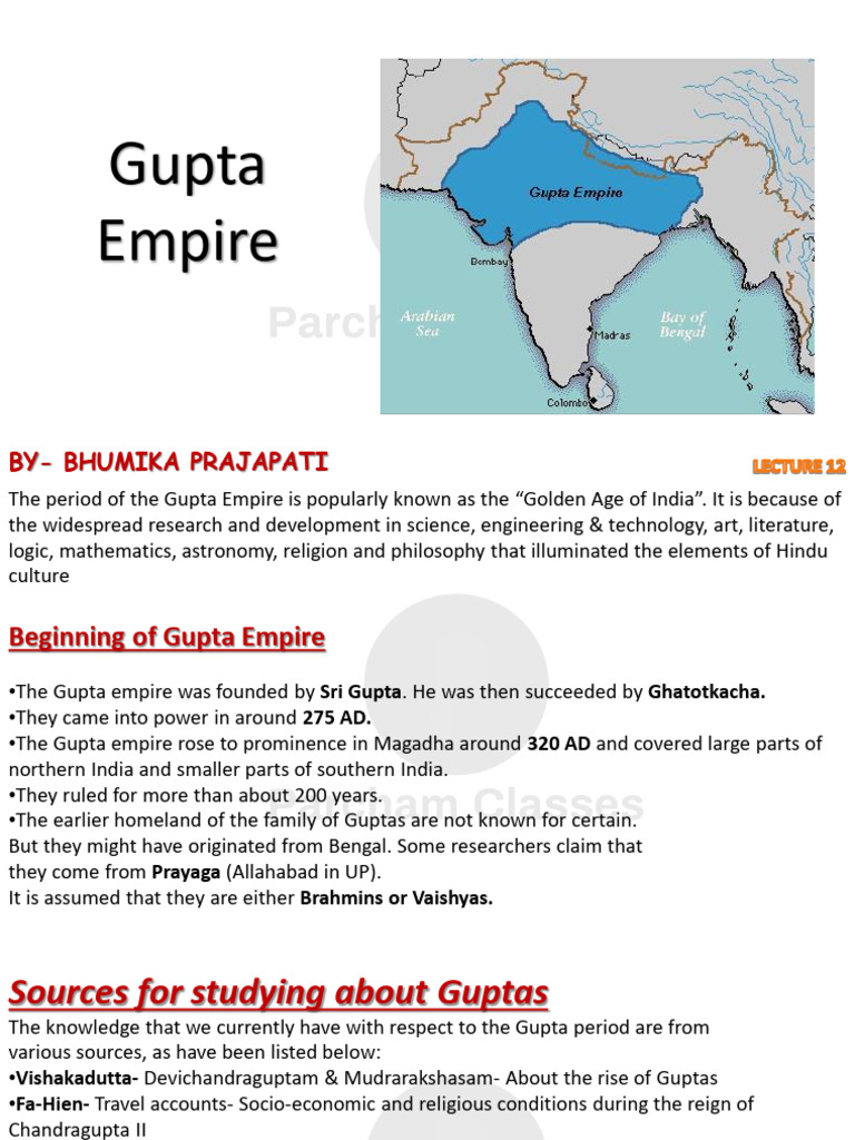 Gupta Empire: Origins and Achievements | PDF