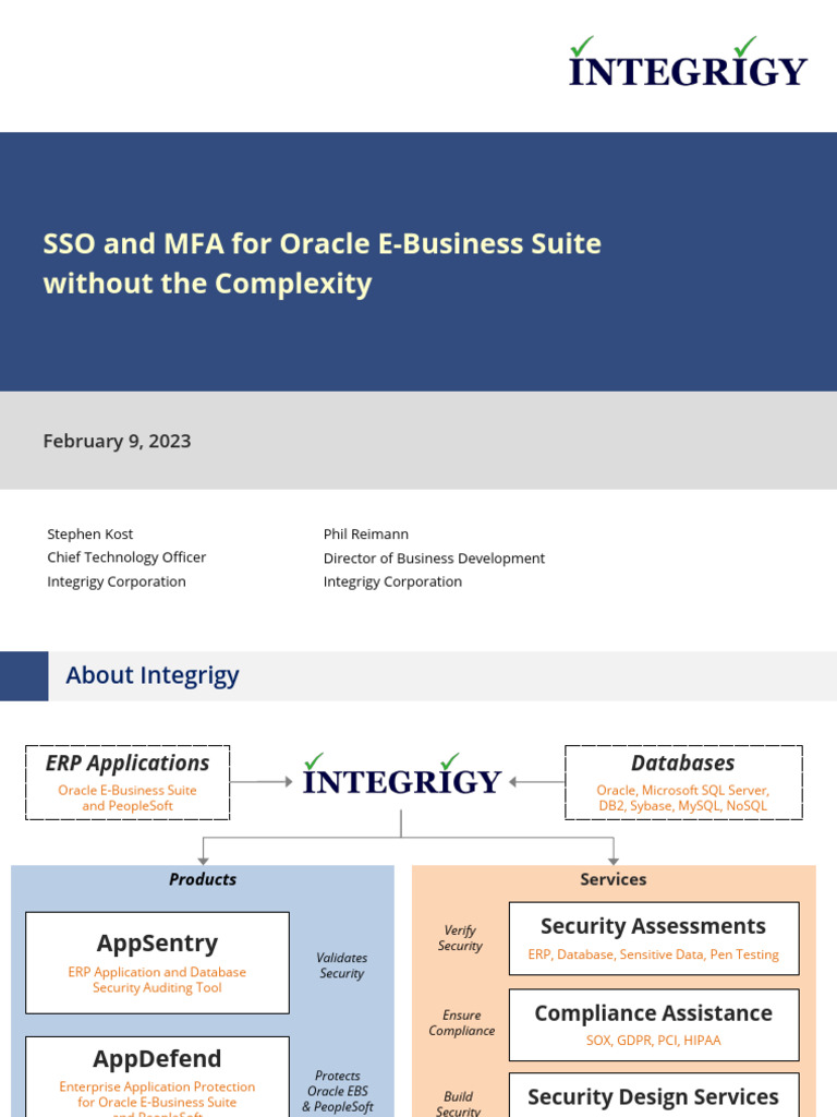 SSO and MFA Solutions for Oracle EBS | PDF | Http Cookie | Password