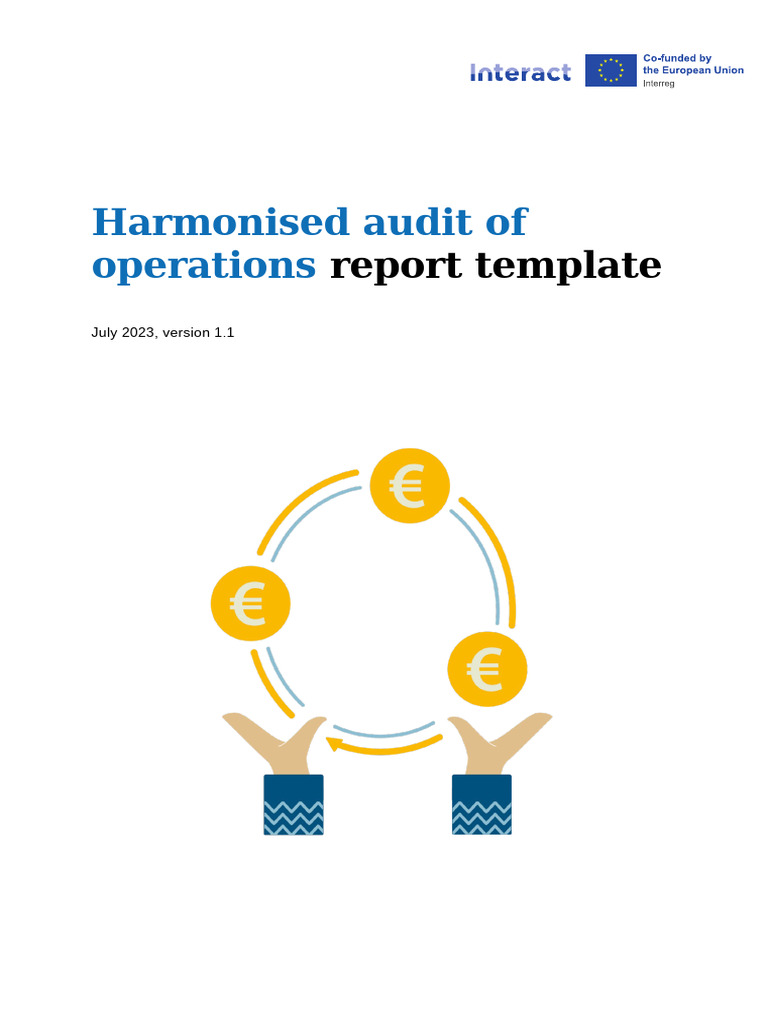 Harmonised Audit of Operations | PDF | Audit | Expense