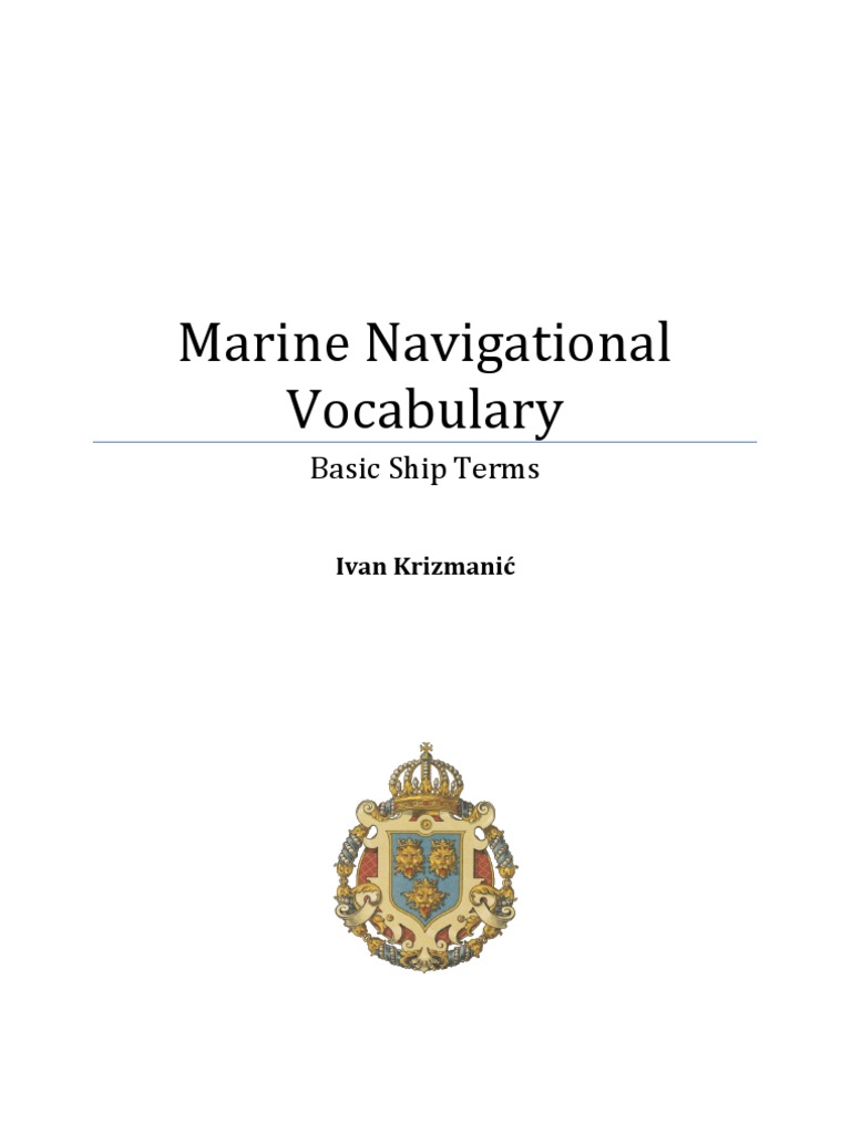 Marine - Navigational.vocabulary Basic - Ship.terms | PDF | Navigation ...