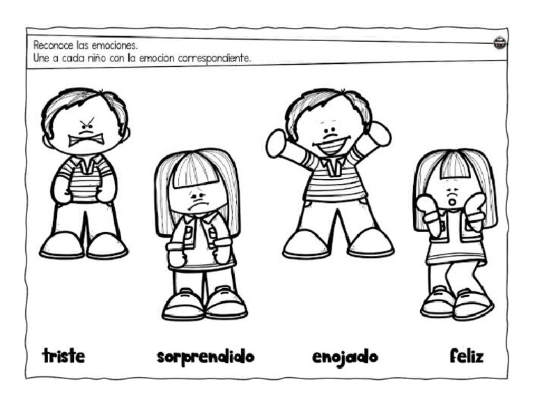Actividad Las Emociones | PDF