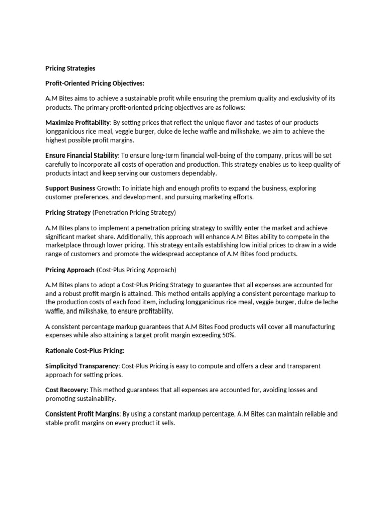 Pricing Strategy-WPS Office | PDF | Pricing | Profit (Economics)