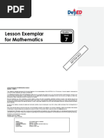 DLL Matatag - Mathematics 1 - Q2 - W7 | PDF | Curriculum | Learning