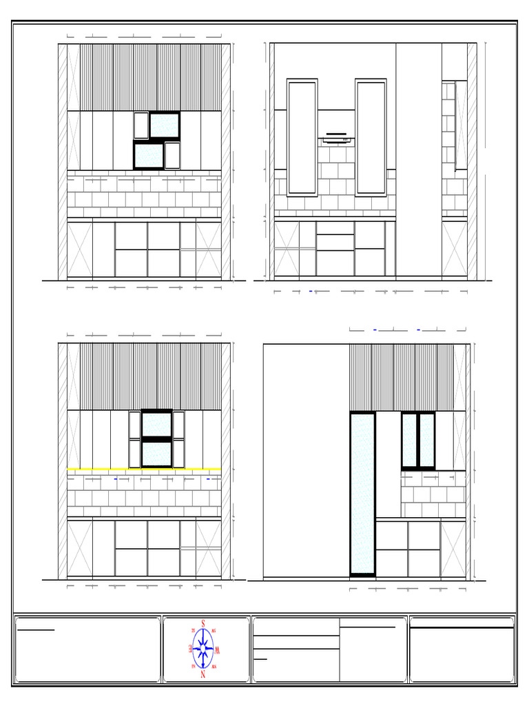 Kitchen Elevation Detail for Hisar Project | PDF