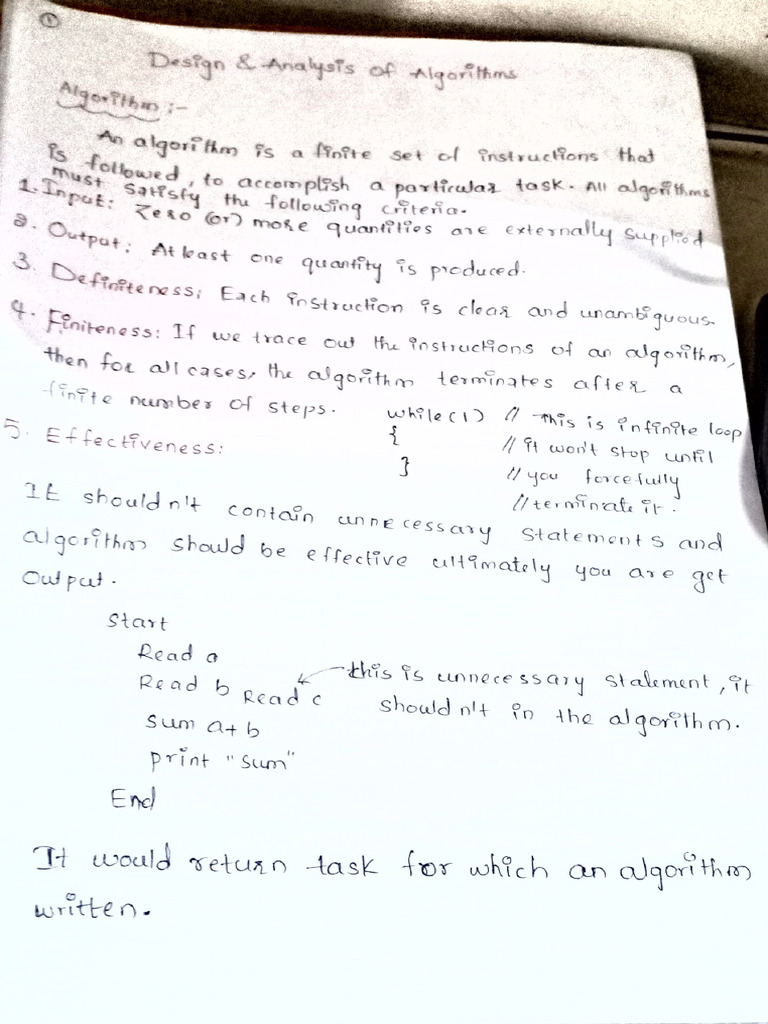 DAA Unit-1 Notes | PDF