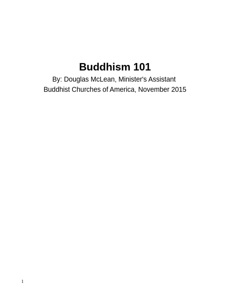 Buddhism 101: Key Concepts Explained | PDF | Buddhahood | Enlightenment ...