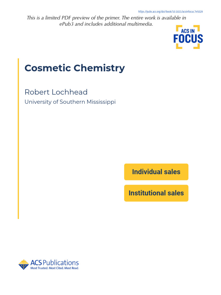 Essential Principles of Cosmetic Chemistry | PDF | Palm Oil | Surfactant