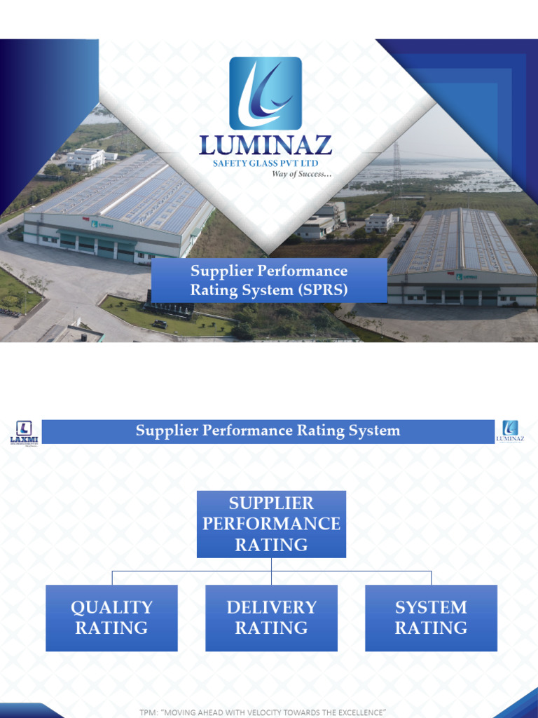 Supplier Performance Rating Overview | PDF