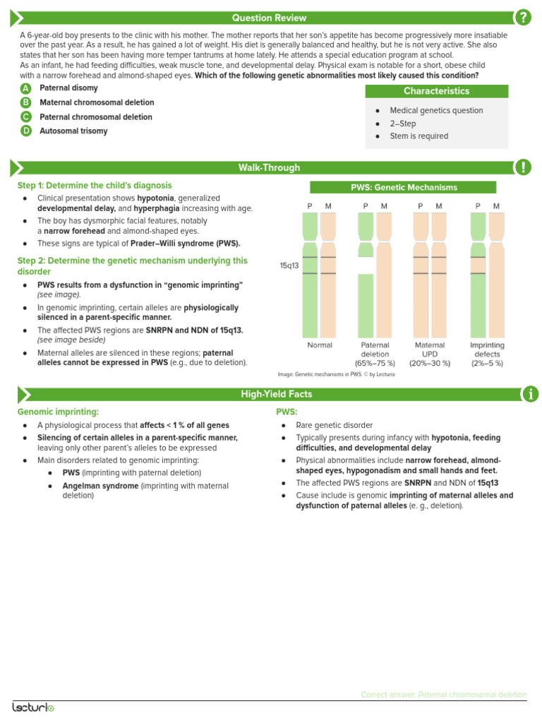 USMLE Cheat+Sheet+Walkthrough+12+Medical+Genetics | PDF | Diseases And ...