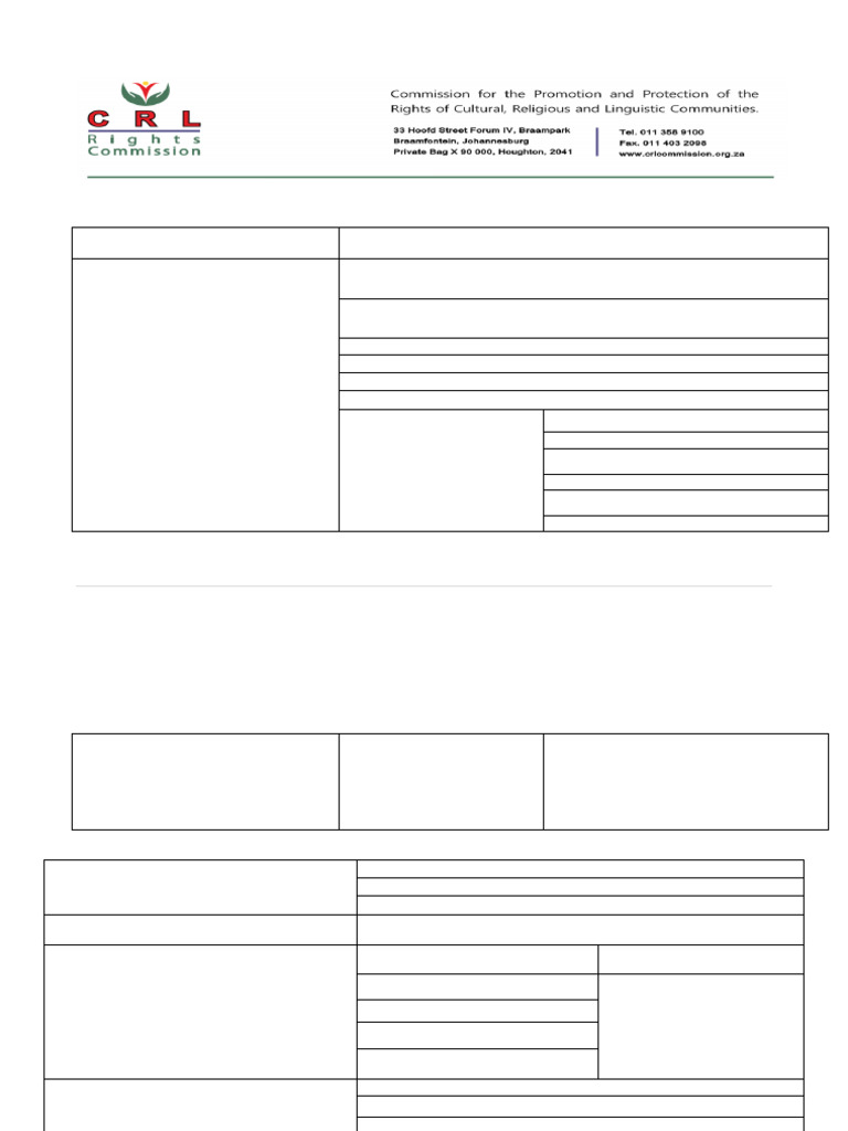 CRL Registration Form PDF | PDF | Chess Openings | Chess