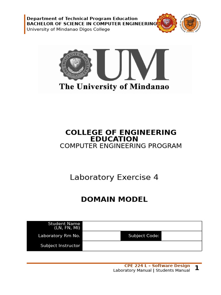 Part 1 Laboratory Ex - 4 | PDF | Data Model | Computer File