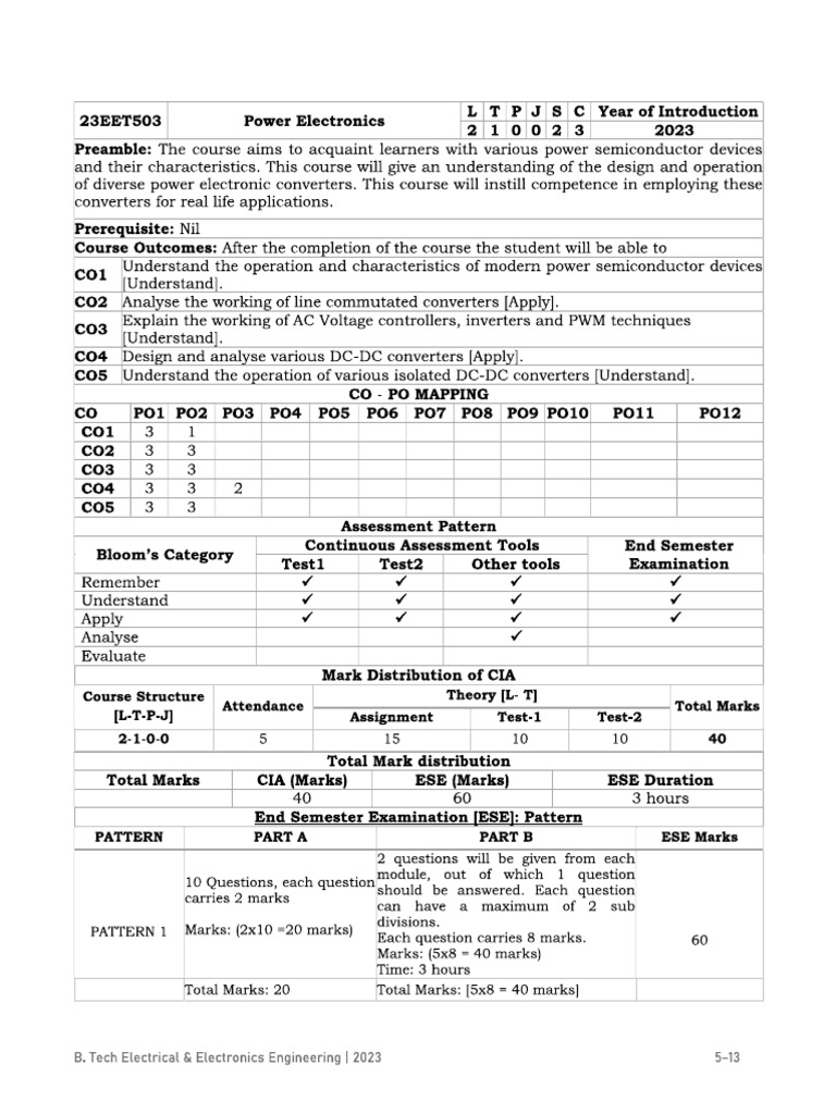 Power Electronics | PDF