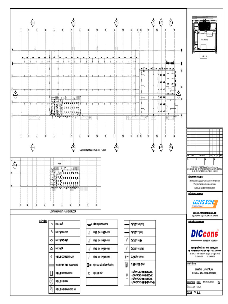 Lighting Layout Plans for Petrochemical Warehouse | PDF | Equipment ...