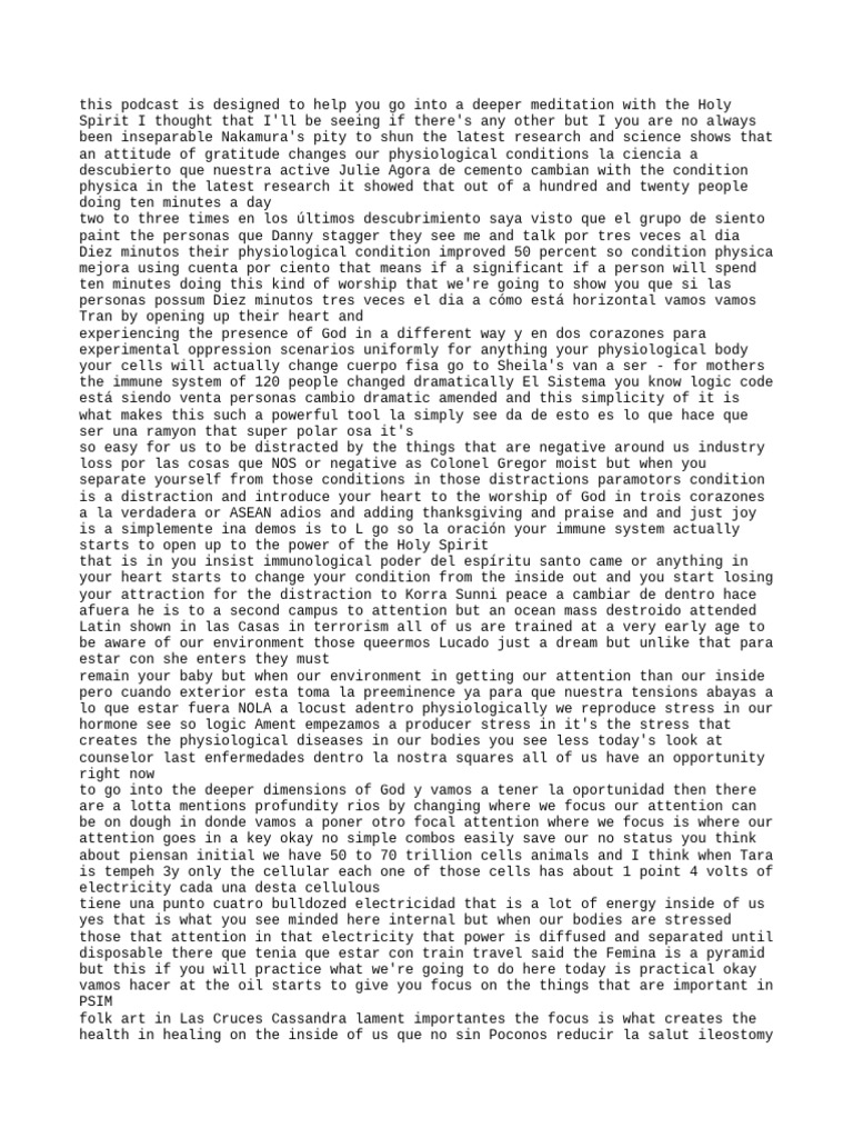 NoteGPT - 10 Minutos de Adoración - Emerson Ferrell | PDF