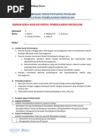 Jurnal Refleksi Pembelajaran Deep Learning | PDF