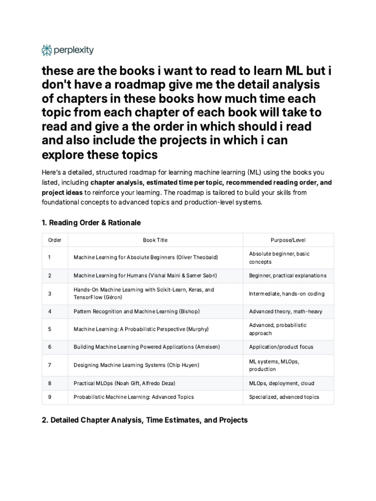 Ml Roadmap Based On Books Pdf Machine Learning Support Vector Machine
