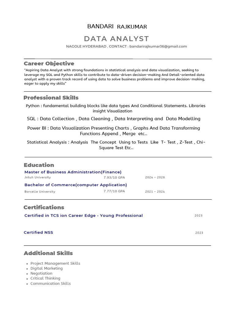 Bandari Rajkumar | PDF