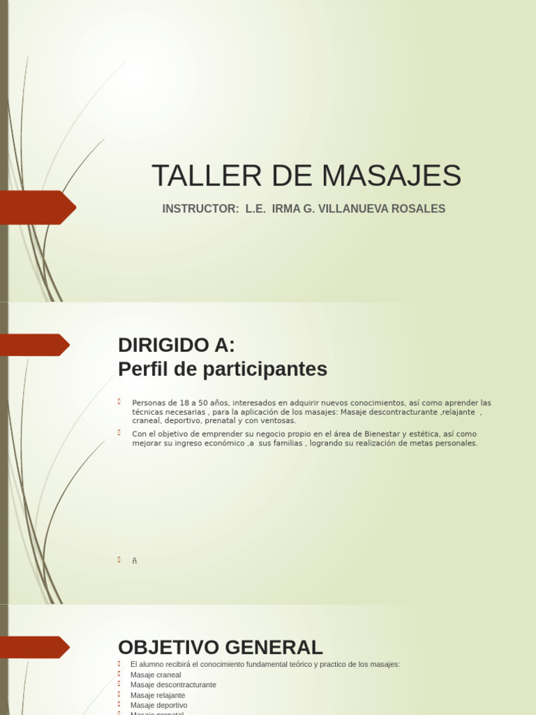 Tipos de Masajes | PDF | Músculo | Masaje