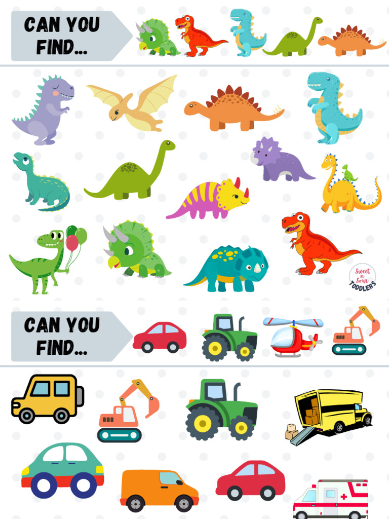 Toddler Activities: Counting & Matching | PDF