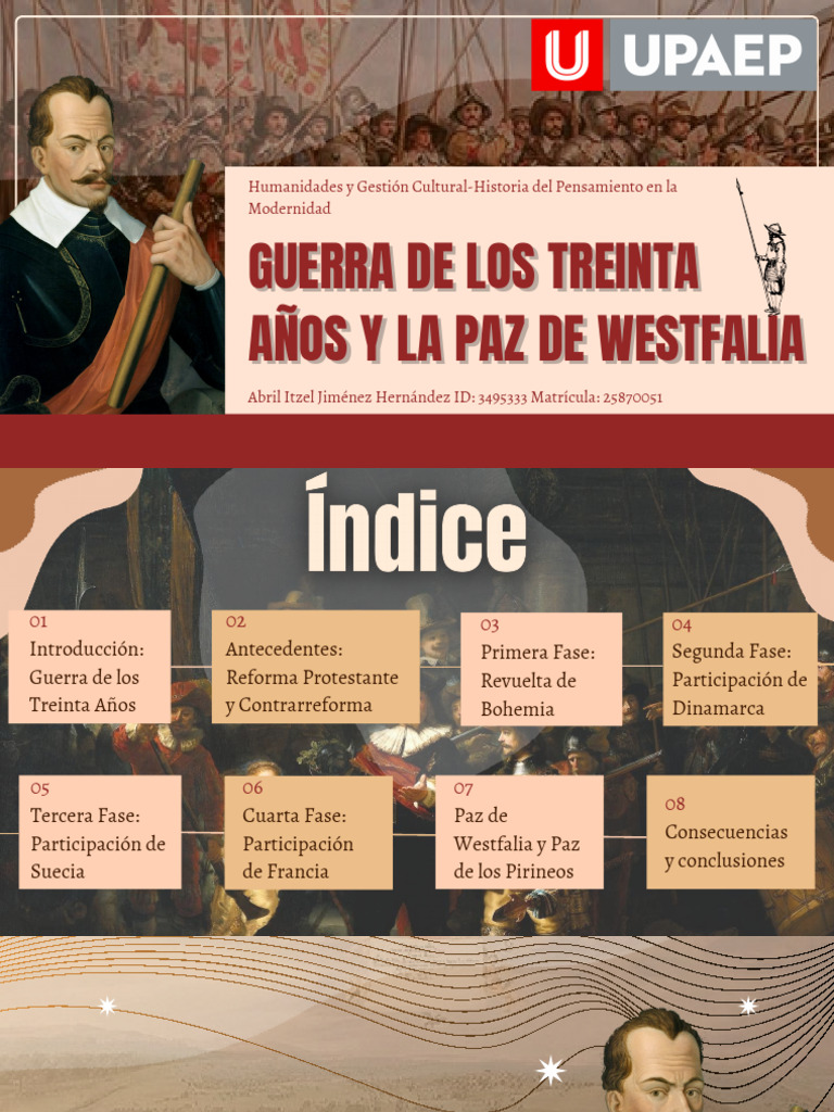 Guerra de Los Treinta Años y La Paz de Wetfalia | PDF | Guerras ...