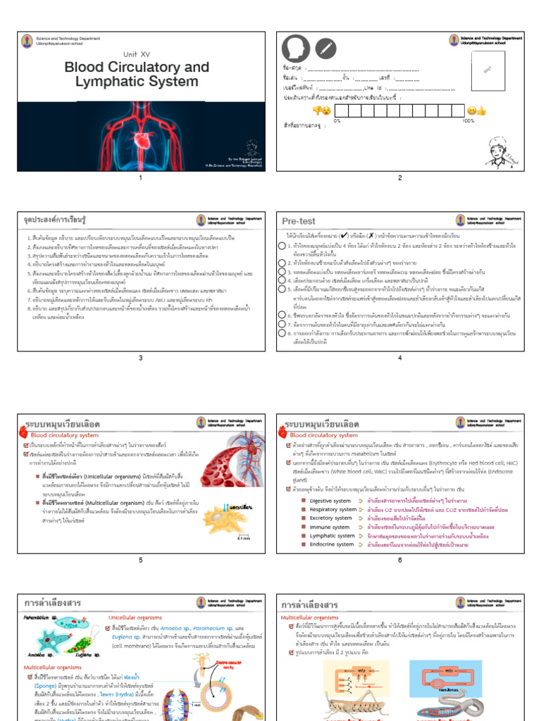 Unit XV Blood Circulatory and Lymphatic System 2023 | PDF