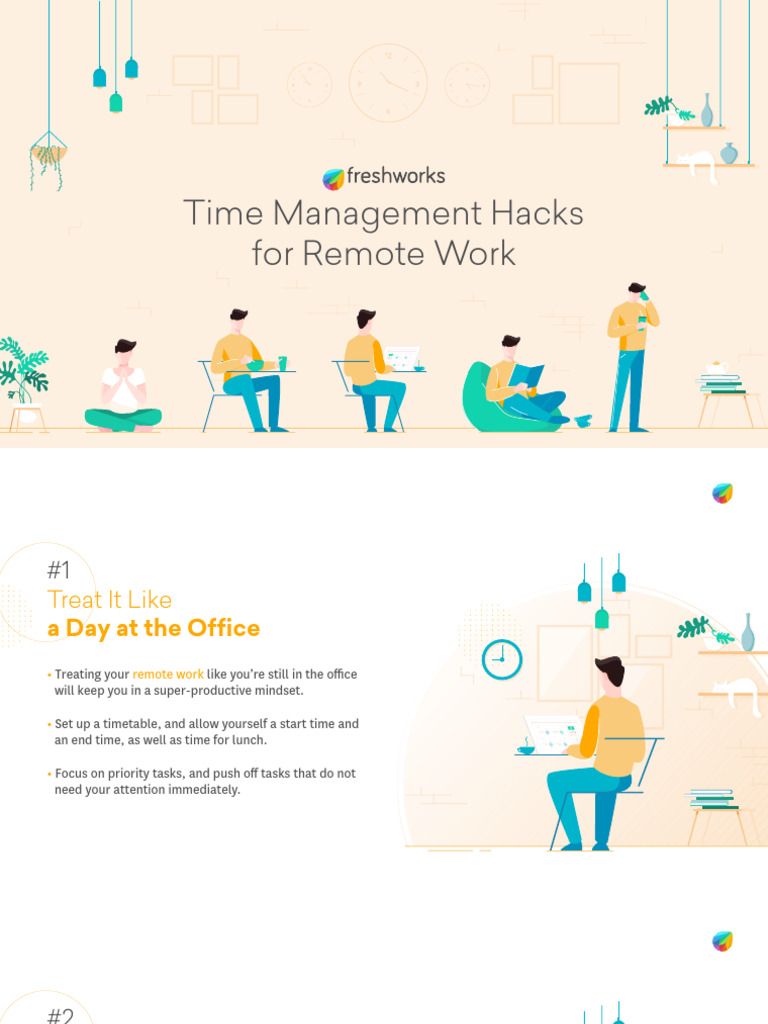 Time Management Hacks For Remote Work | PDF