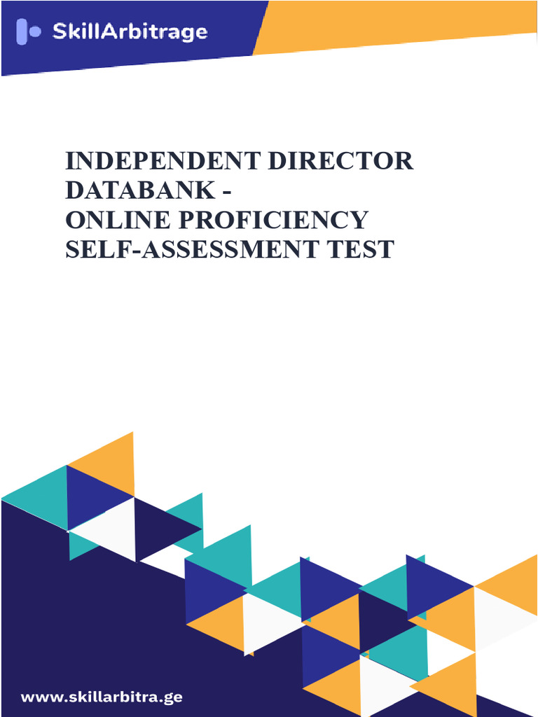 Free Mock On Independent Directors Exam With Answer Key 50 Questio ...