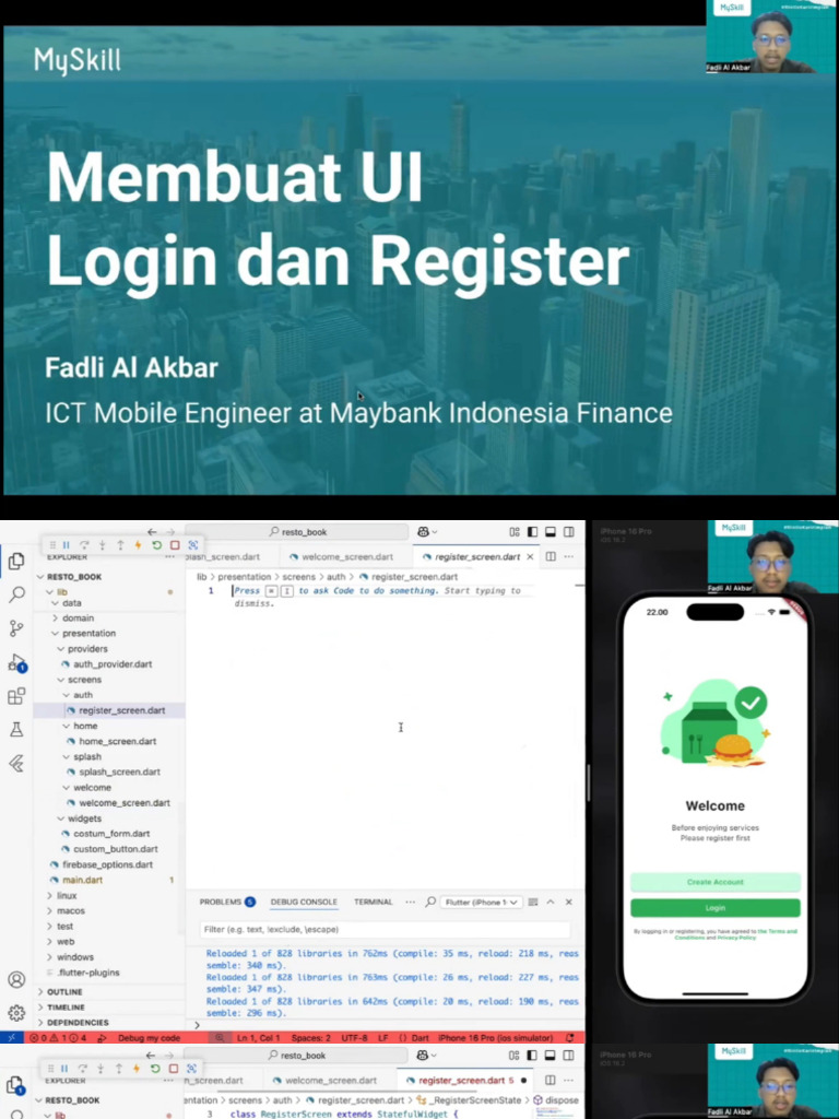 Creating UI For Login and Register 3 | PDF