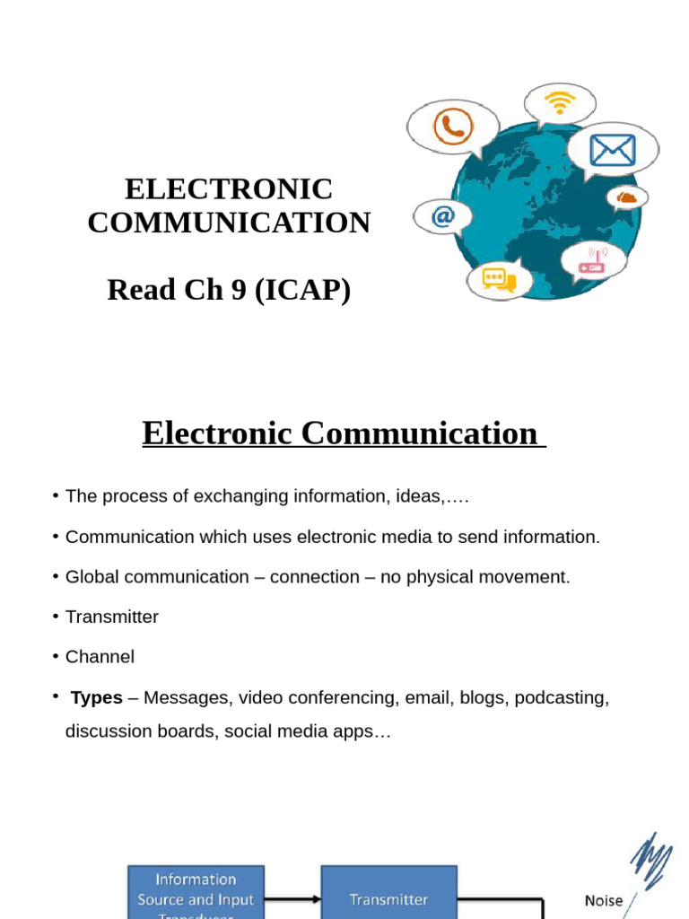 Types of Electronic Communication | PDF | Instant Messaging | Blog