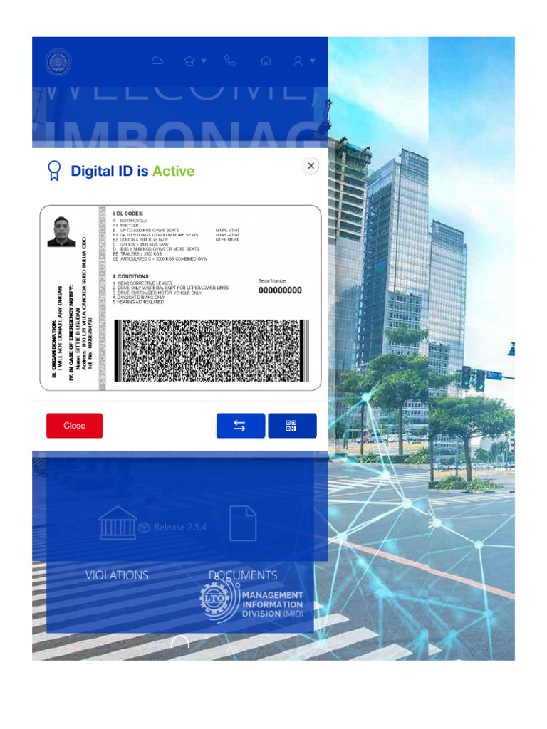 Digital Driver's License Back | PDF
