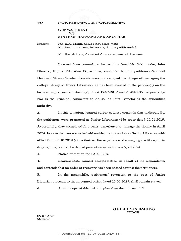 CWP 17801 2025 09 07 2025 Interim Order | PDF