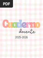 Cuaderno Docente 2025-26 | PDF
