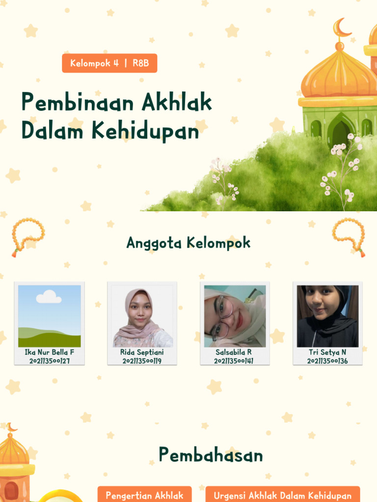 Memahami Nilai Kepedulian Sosial Dalam Islam Presentasi Putih Gaya Ilustrasi - PDF - Compressed ...