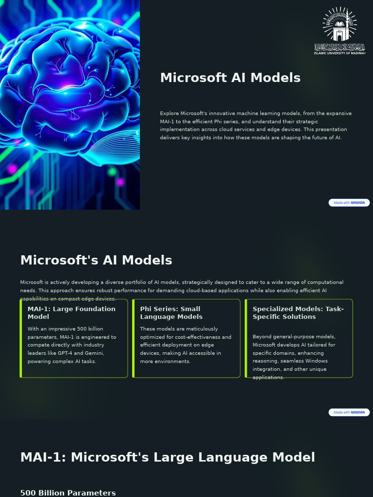 Microsoft AI Models | PDF | Artificial Intelligence | Intelligence (AI ...
