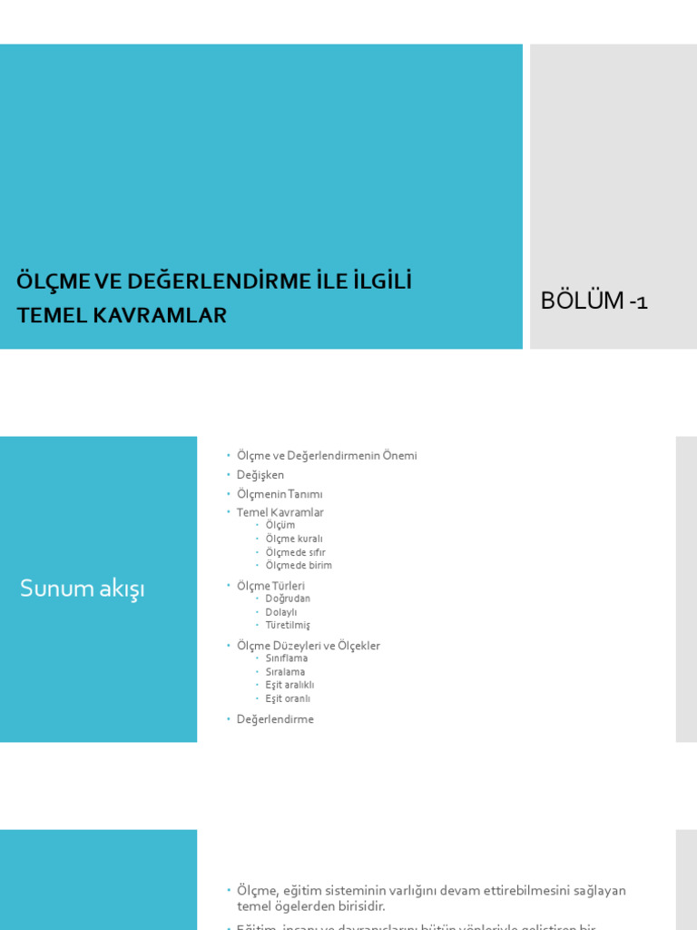 BOLUM 1-Temel Kavramlar | PDF