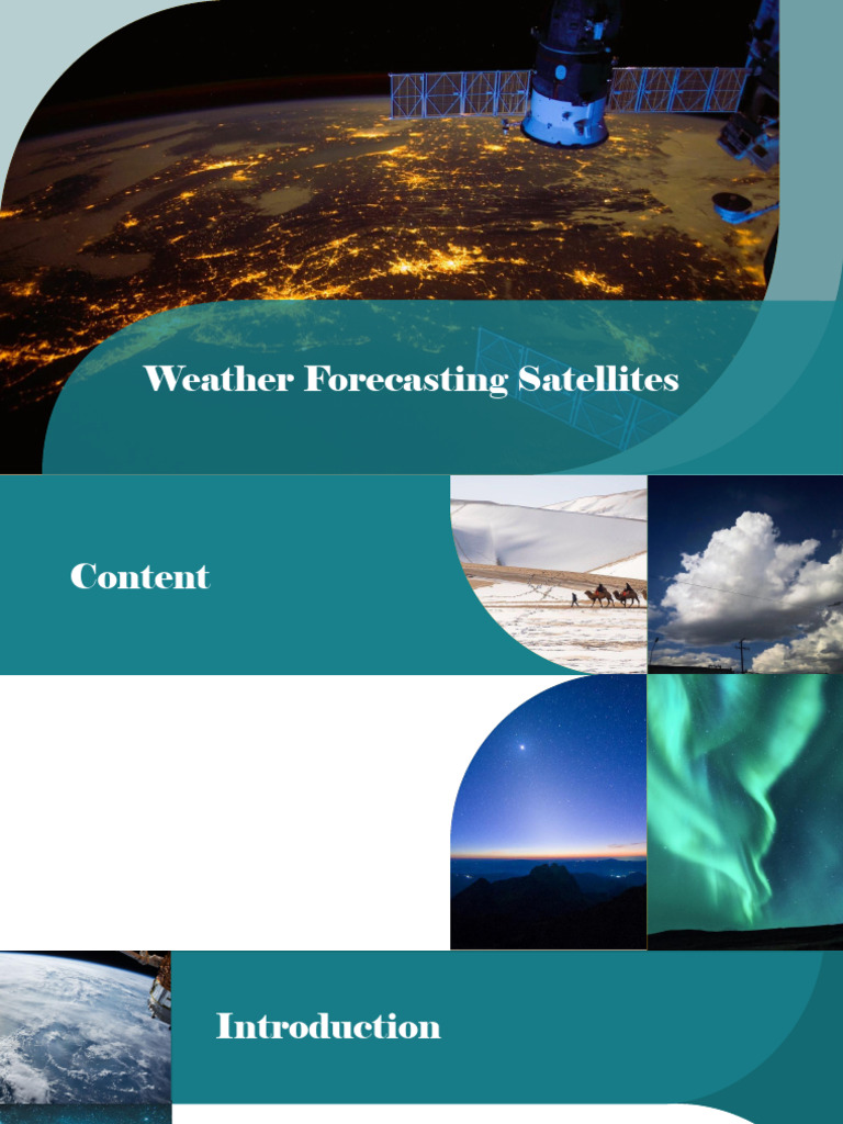 Role of Weather Forecasting Satellites | PDF | Weather Satellite ...