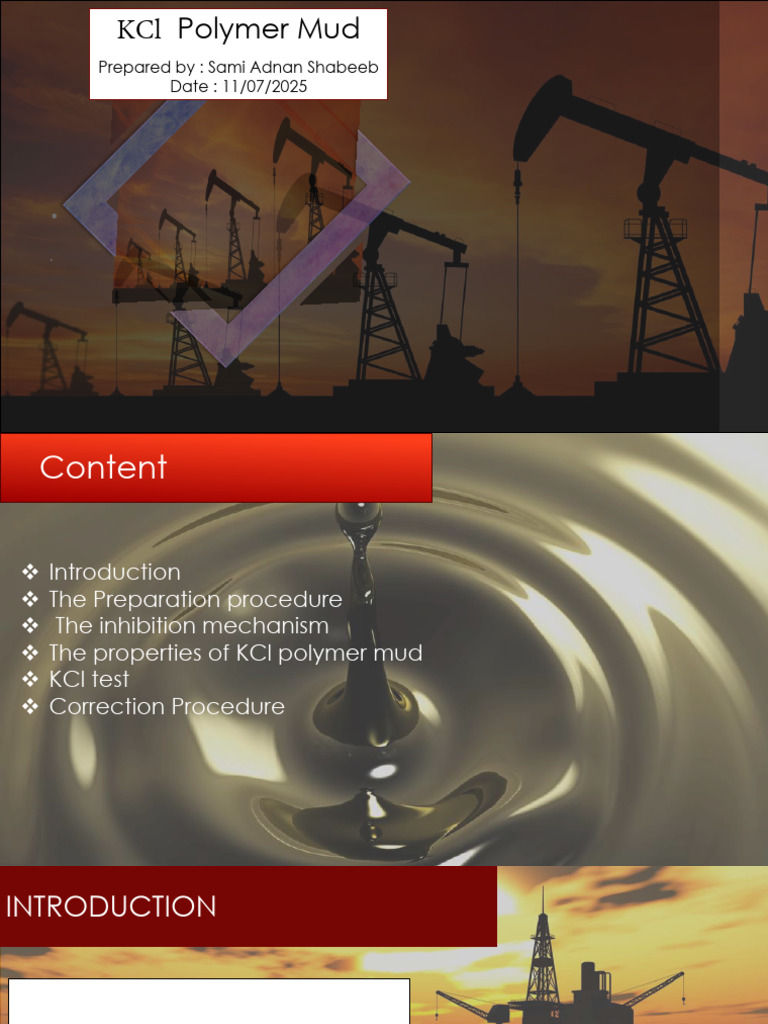 KCL Polymer As Drilling Mud | PDF | Potassium Chloride | Potassium