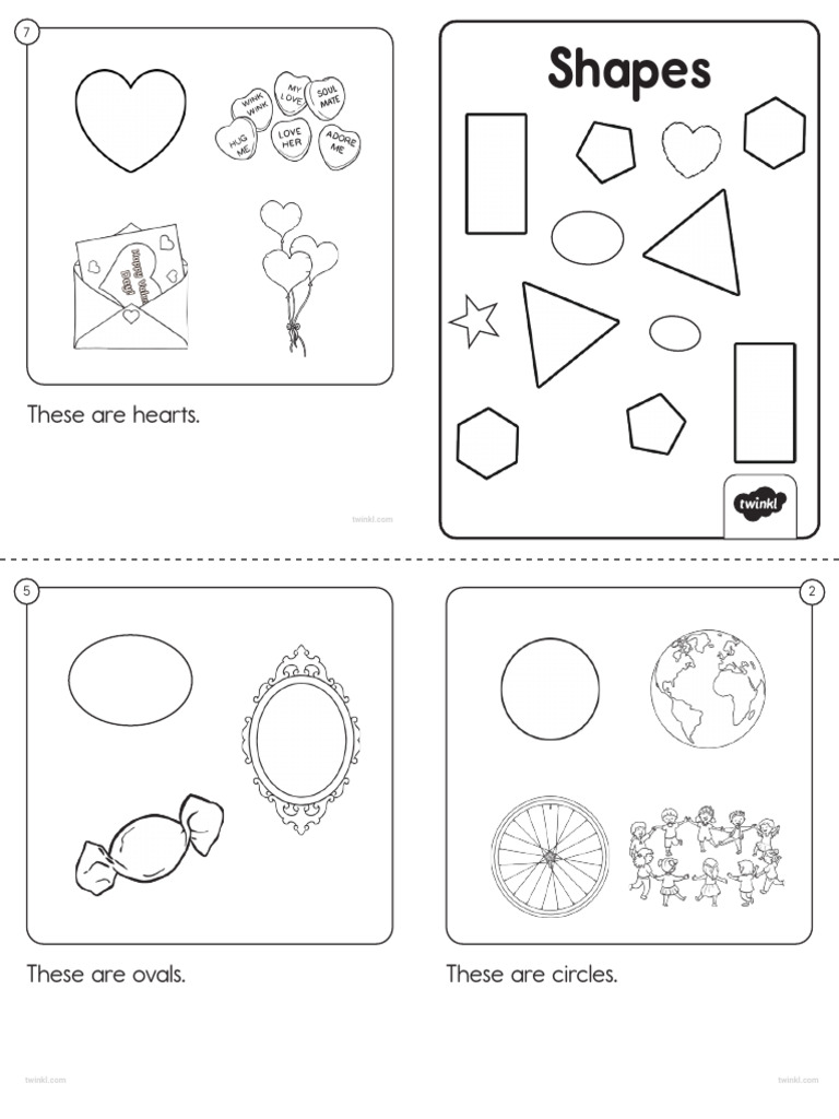 B&W Shapes Emergent Reader | PDF