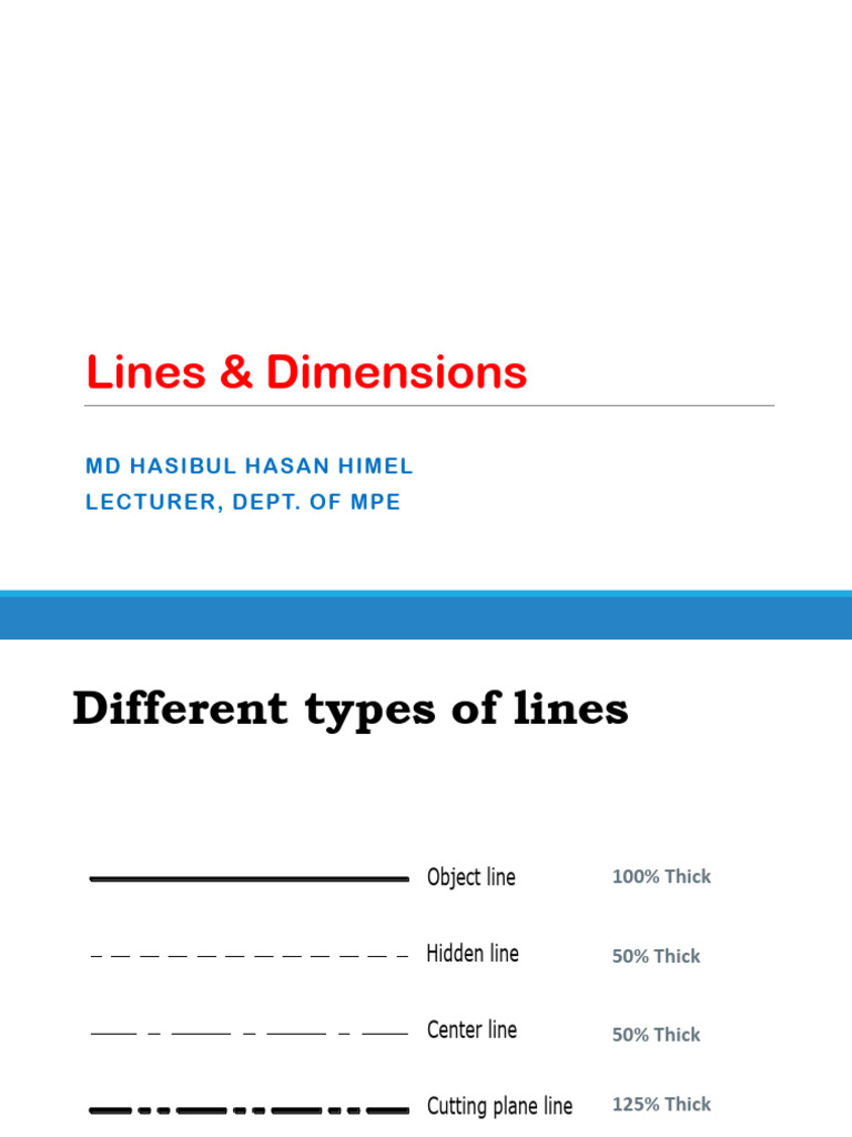 Understanding Dimension and Extension Lines | PDF | Dimension | Circle