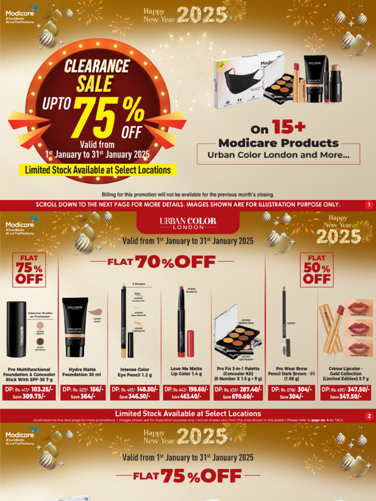 Clearance Sale Upto 75 - Off January 2025 | PDF
