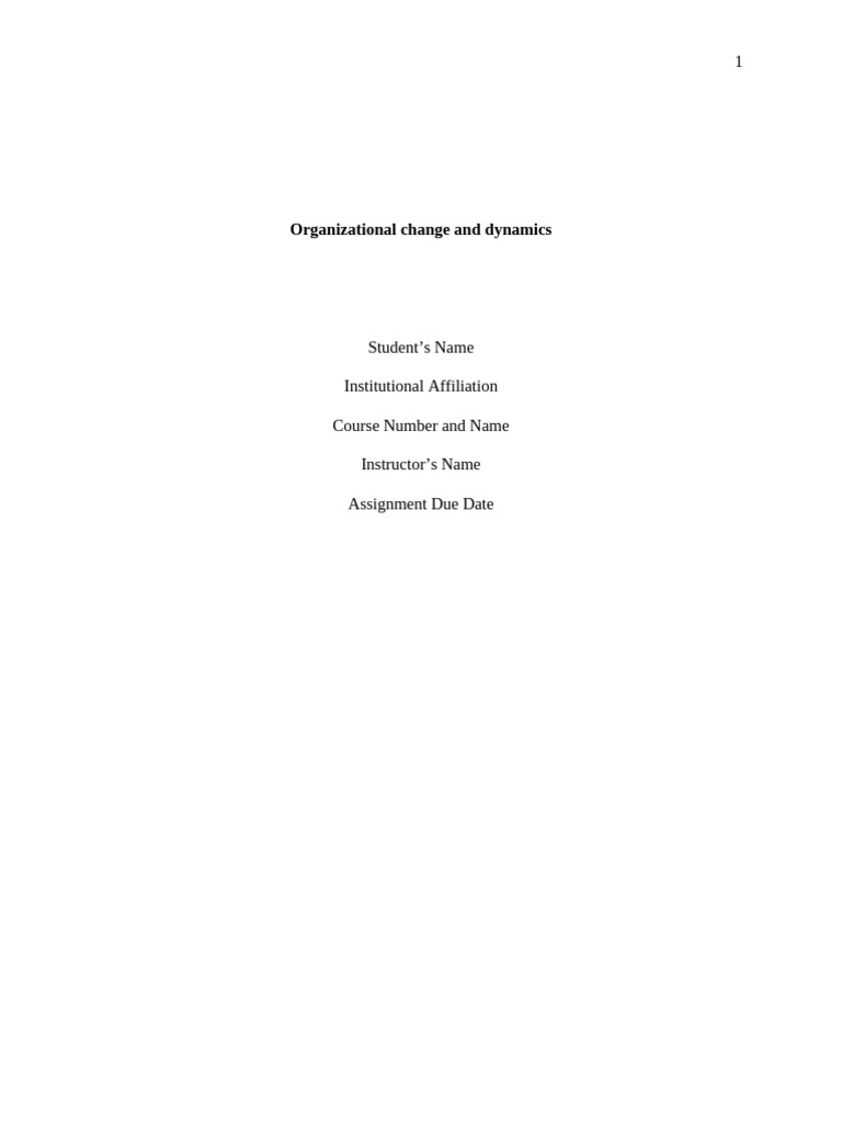 Order 8688483-APA-Leadership Action Plan | PDF | Leadership | Change ...