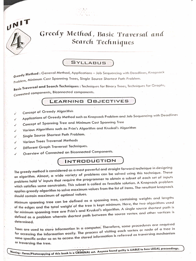 Daa Unit 4 Pdf