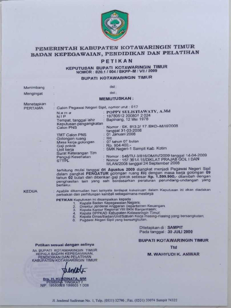 SKPN Poppy Sulistiawaty | PDF