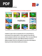 Module 16. Plants and Animals On Earth and Their Habitats | PDF ...