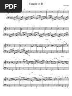 Canon in D Guitar Tablature Guide | PDF | Pachelbel's Canon | Classical ...