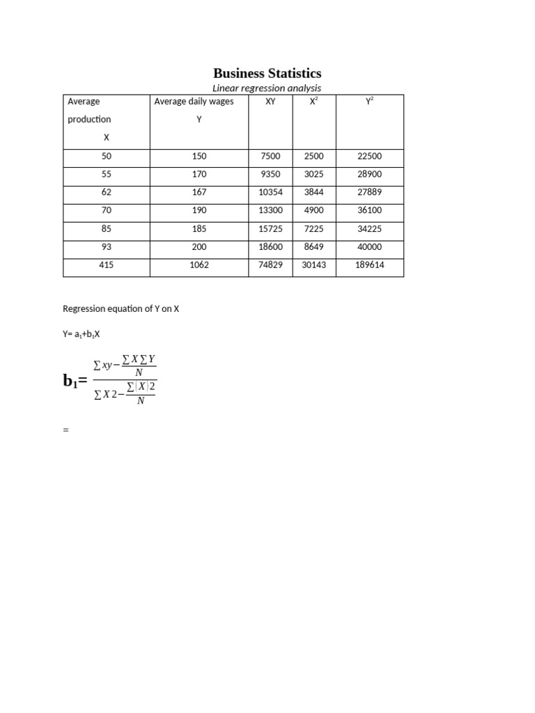 Business Statistics | PDF