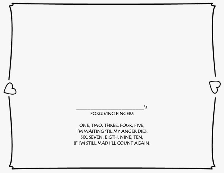 Forgiving Fingers Photo | PDF