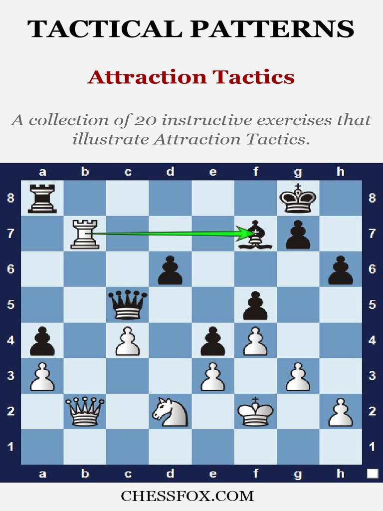 Tactical Patterns - Attraction Tactics | PDF | Chess Openings | Traditional Board Games